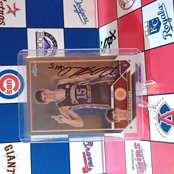 Toys | Reed Sheppard Autographed Basketball Card | Poshmark